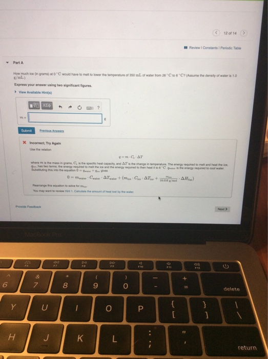 Solved ( 12 ot14 Review Constants Periodic Table Part A 6 C7 | Chegg.com