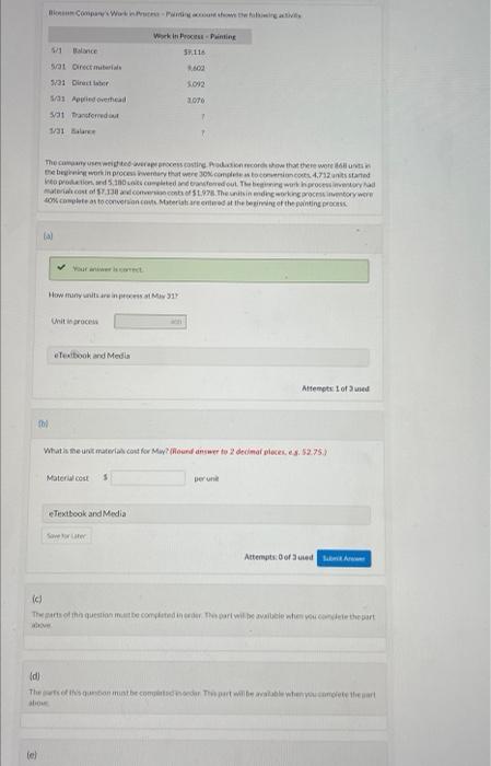 Solved The company uses weighted-average process costing. | Chegg.com