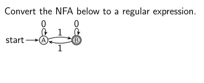 Solved 4. Convert the NFA below to a regular | Chegg.com Solved 4. Convert the NFA below to a regular | Chegg.com