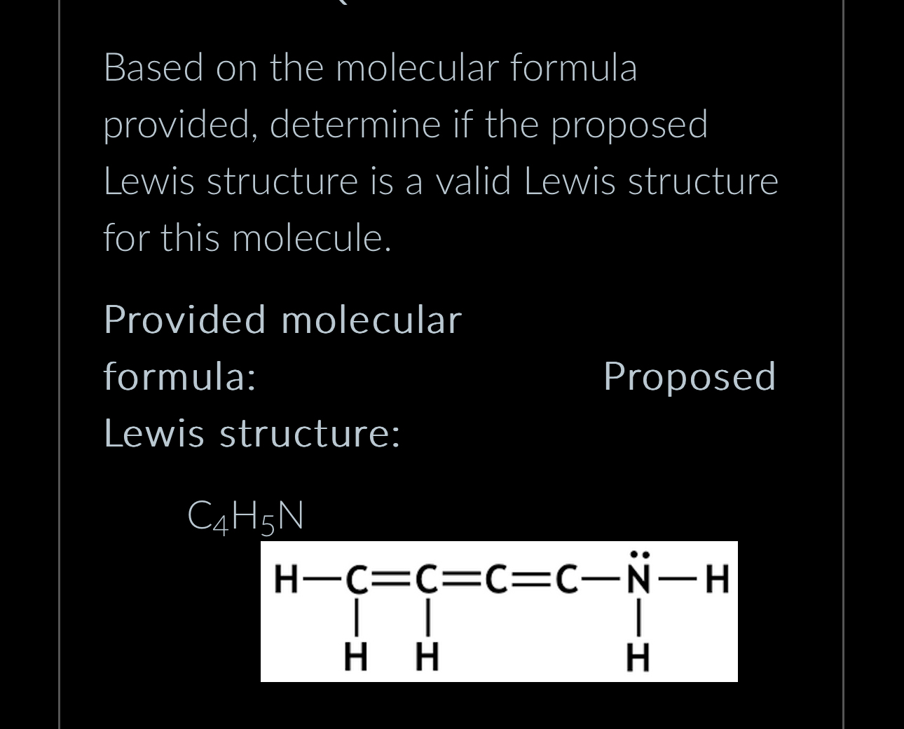 Solved 1. ﻿does the propose structure have the correct | Chegg.com