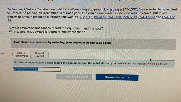 Solved On January 1, Snipes Construction paid for | Chegg.com