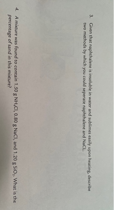 Solved INSTRUCTOR: SECTION: PRE-LAB REVIEW QUESTIONS & | Chegg.com