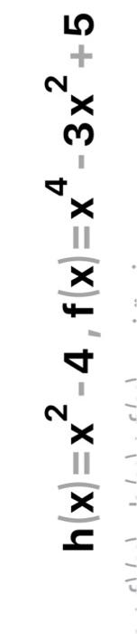Solved the long division algorithm? Find f(x) ÷ h(x)using | Chegg.com