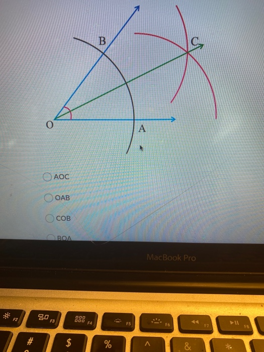 Solved B 0 A ОАОС ОАВ СОВ BOA MacBook Pro 8 없 go, F3 оро E2 | Chegg.com