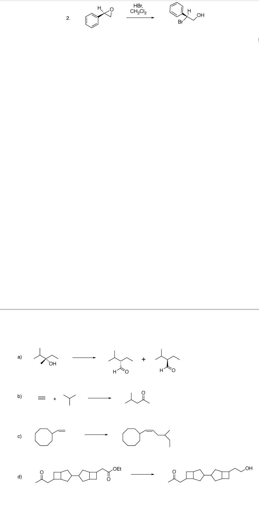 Solved 2. Provide an effective multi-step synthetic strategy | Chegg.com