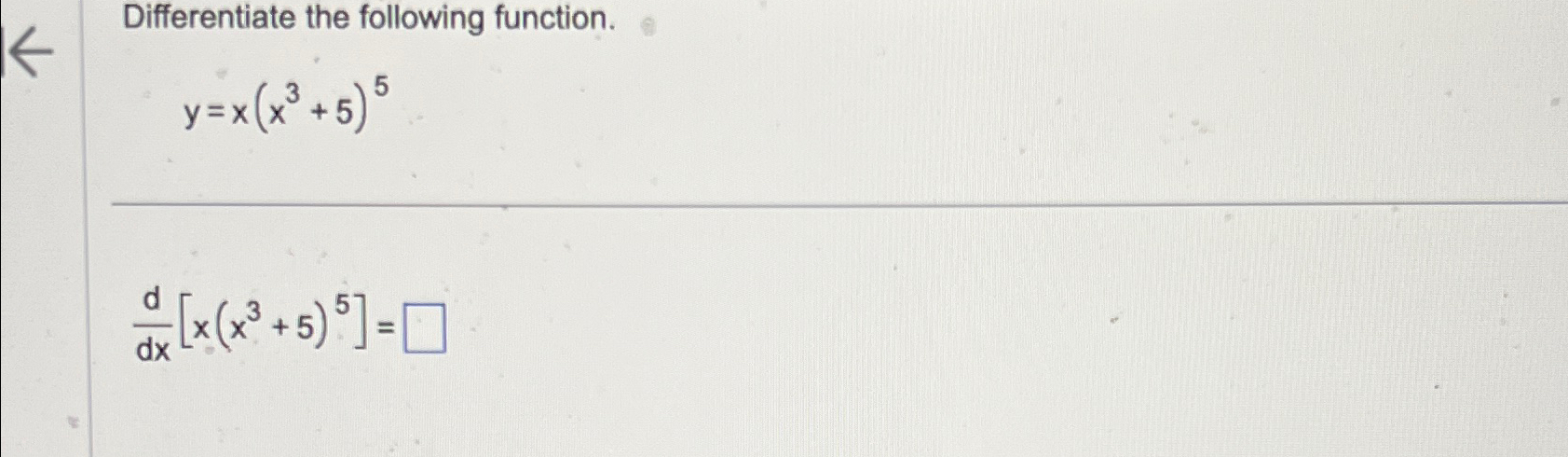 Solved Differentiate the following | Chegg.com