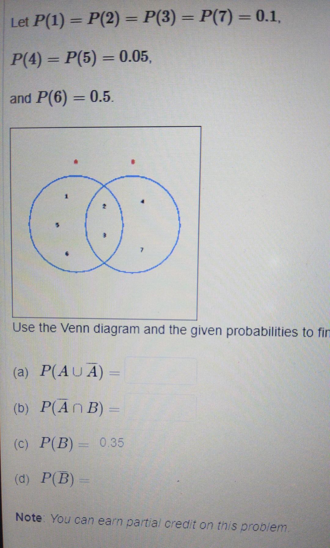 Solved roblem 5. 1 point) A sample space contains 7 sample | Chegg.com