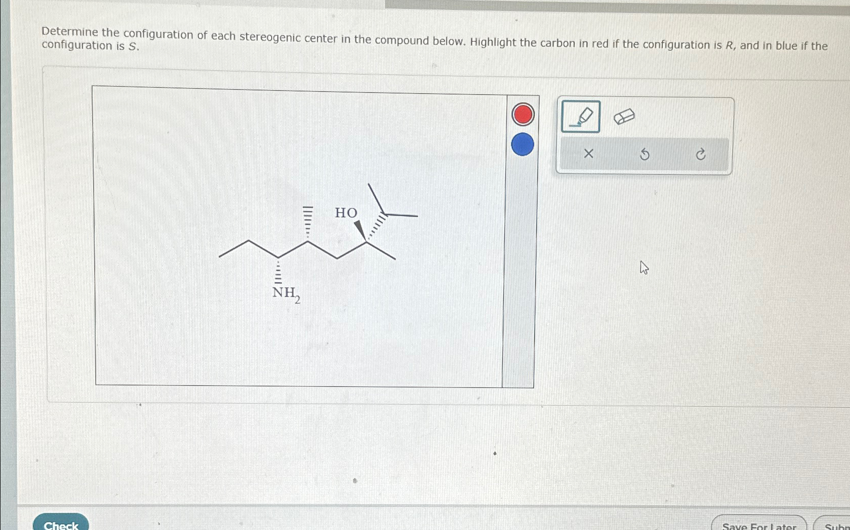 Determine the configuration of each stereogenic | Chegg.com