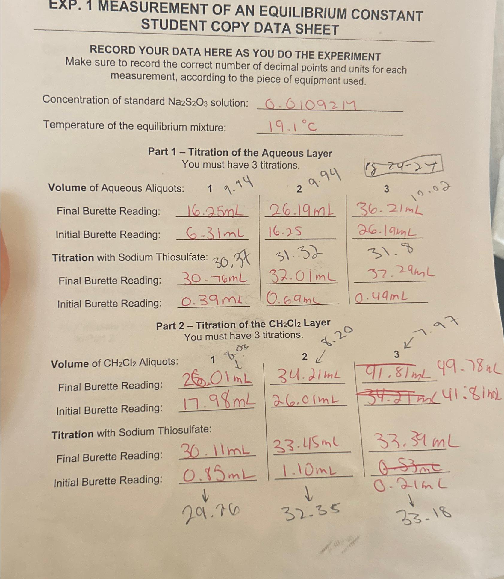 Solved Question 17 (1 ﻿point)Using your own lab-obtained | Chegg.com