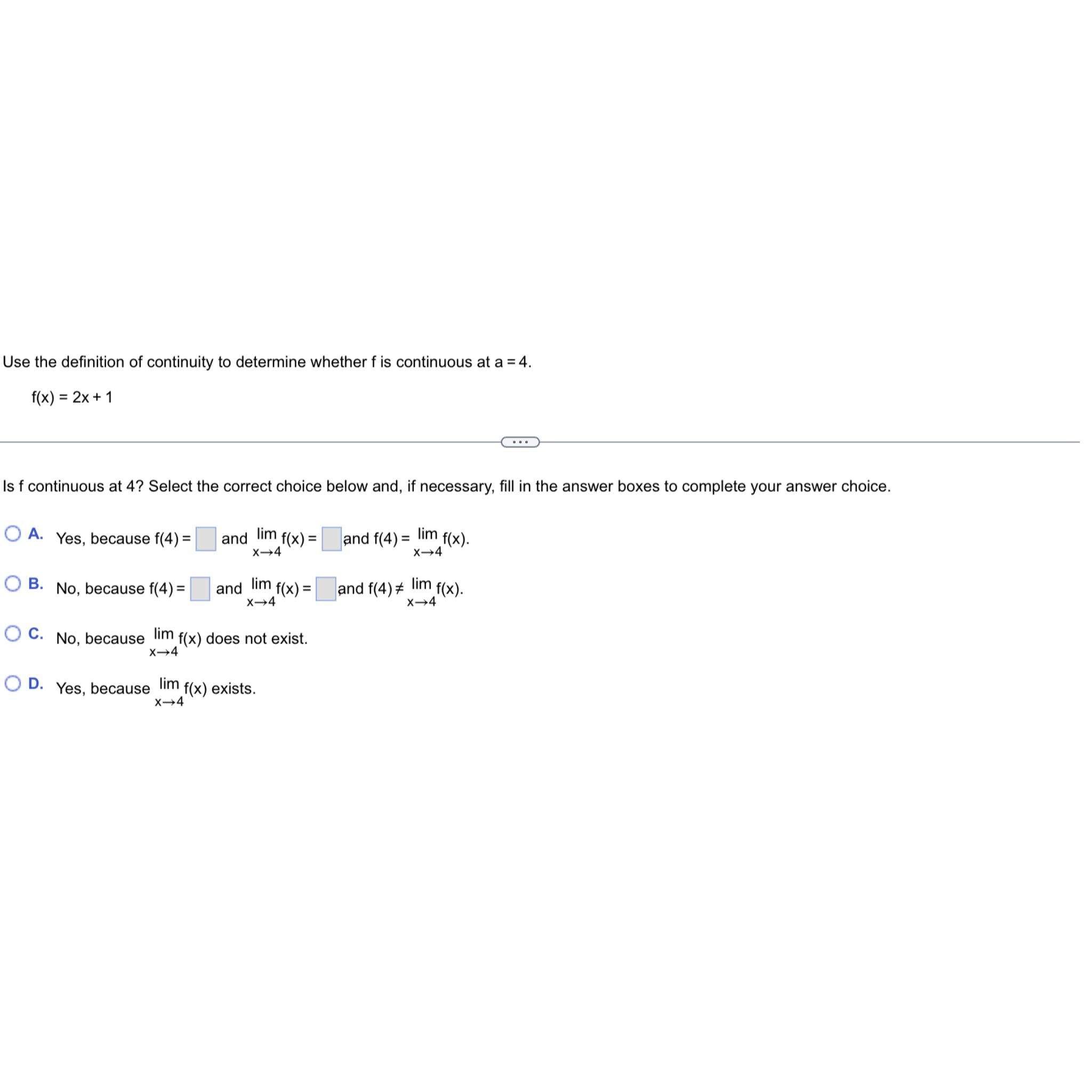 Solved Use The Definition Of Continuity To Determine Whether
