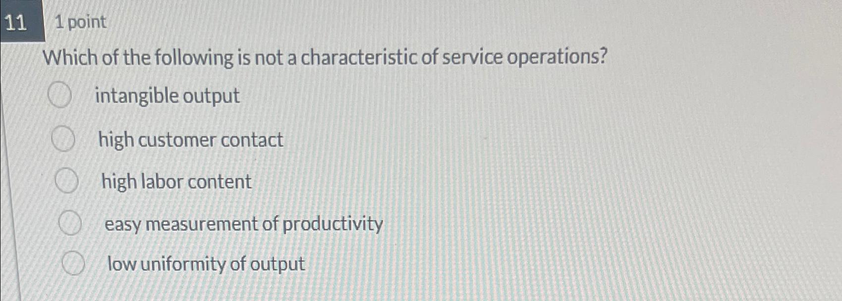 Solved 111 ﻿pointWhich of the following is not a | Chegg.com