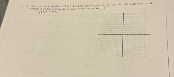 Solved 4. Uning the plot provided, sketch a graph of the | Chegg.com