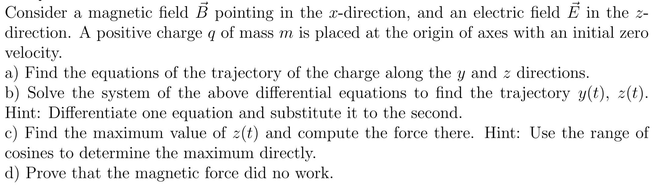 Solved This is an "Electrodynamics" Question:Consider a | Chegg.com