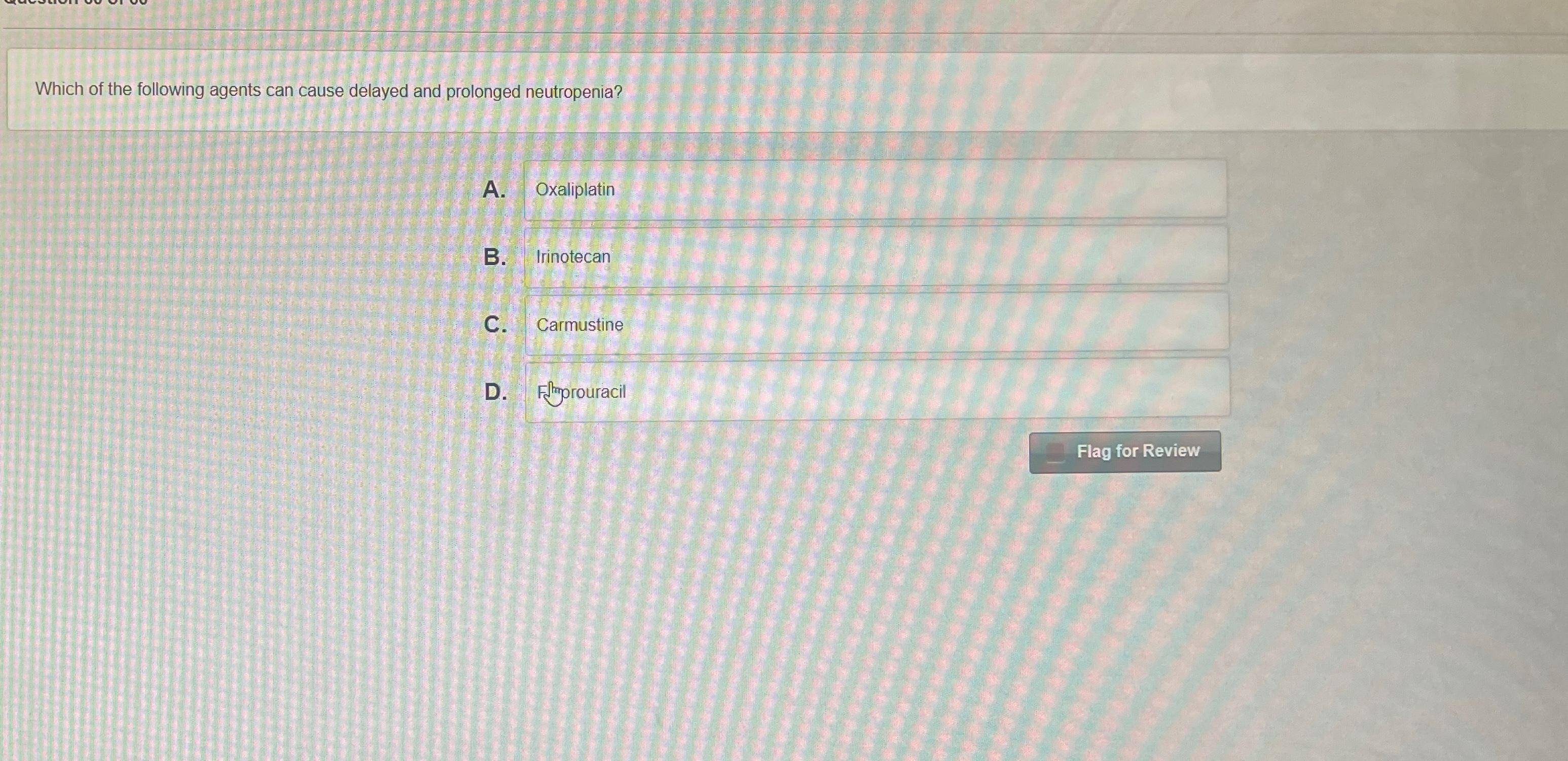 Solved Which of the following agents can cause delayed and | Chegg.com