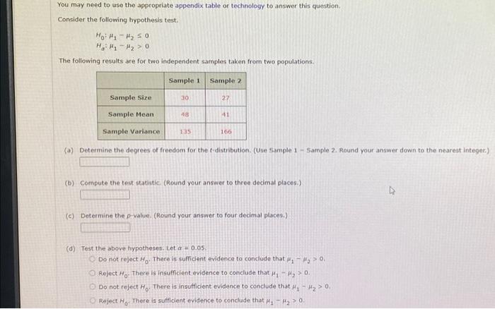 Solved You may need to use the appropriate appendix table or | Chegg.com