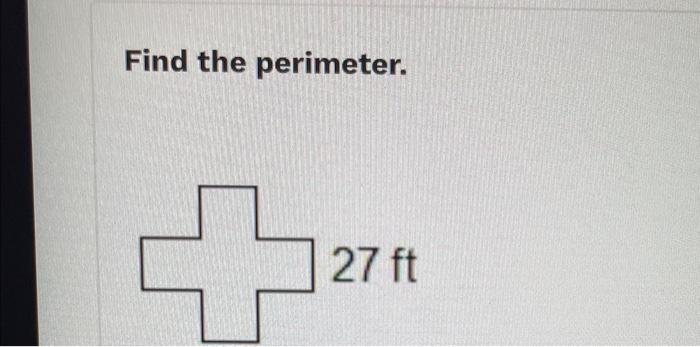 Solved Find the perimeter. | Chegg.com