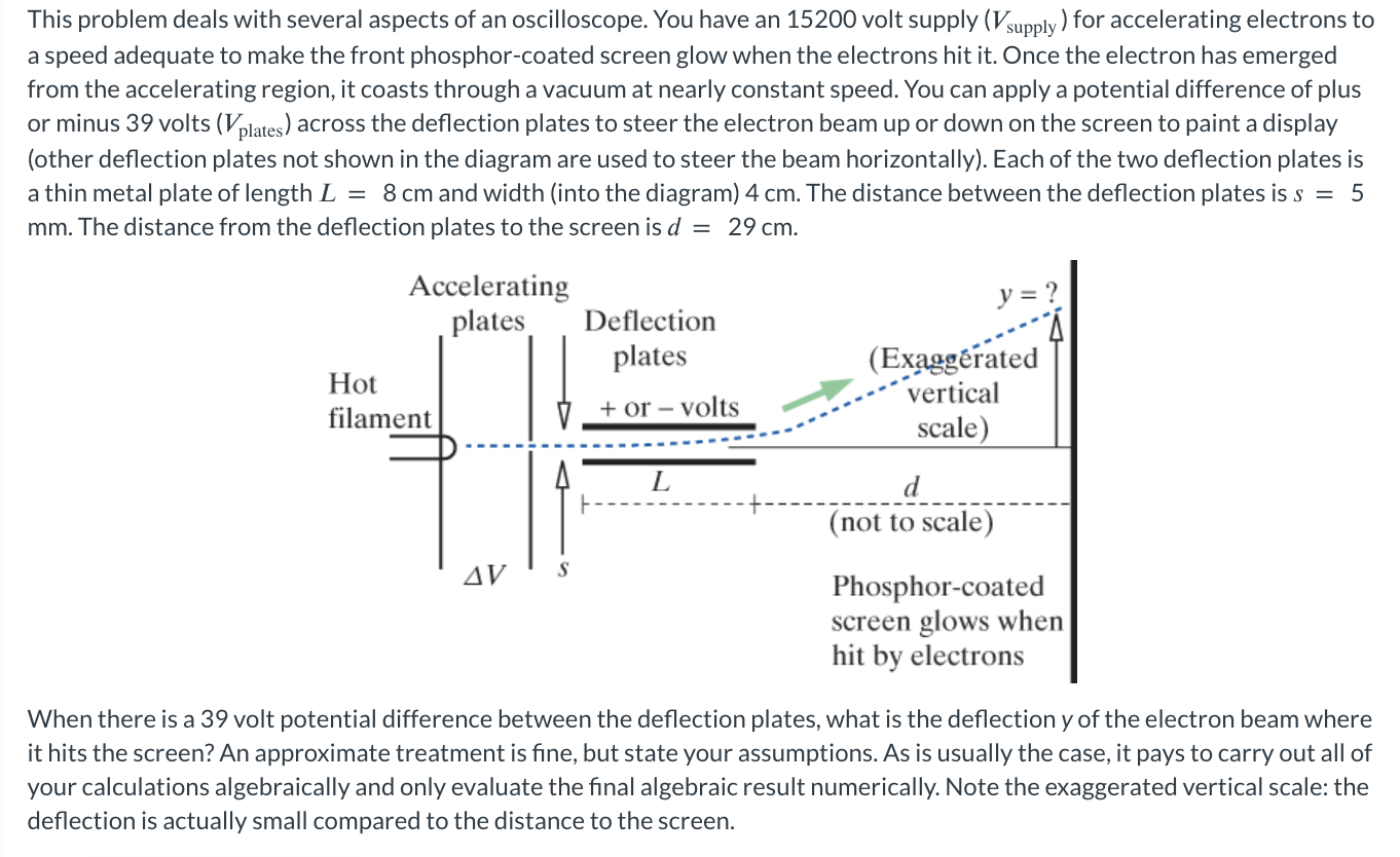 Solved When there is a 39 ﻿volt potential difference between | Chegg.com