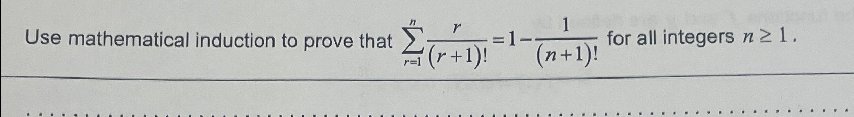 Solved Use mathematical induction to prove that | Chegg.com