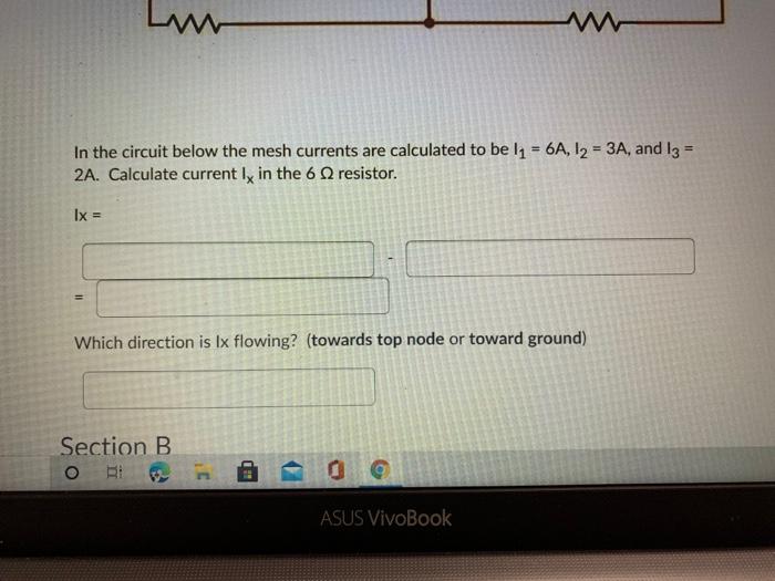 Solved V1 R1 1 R2 R6 13 V2 12 R3 602 R5 R4 W La In the | Chegg.com