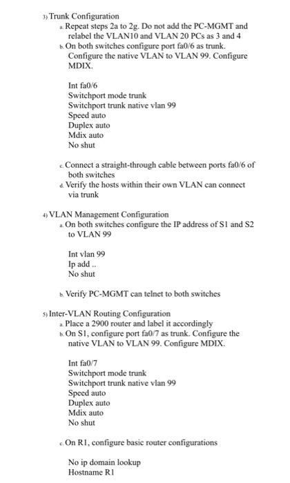 Solved Week 3 VLANs and Inter-VLAN Routing Subnetting with | Chegg.com