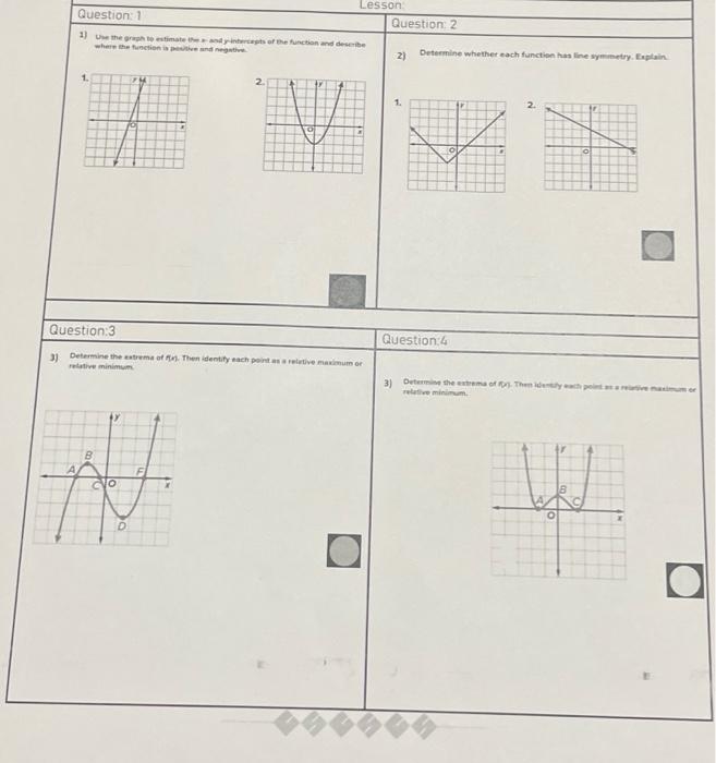 Solved 2 Determine Whether Each Function Has Line