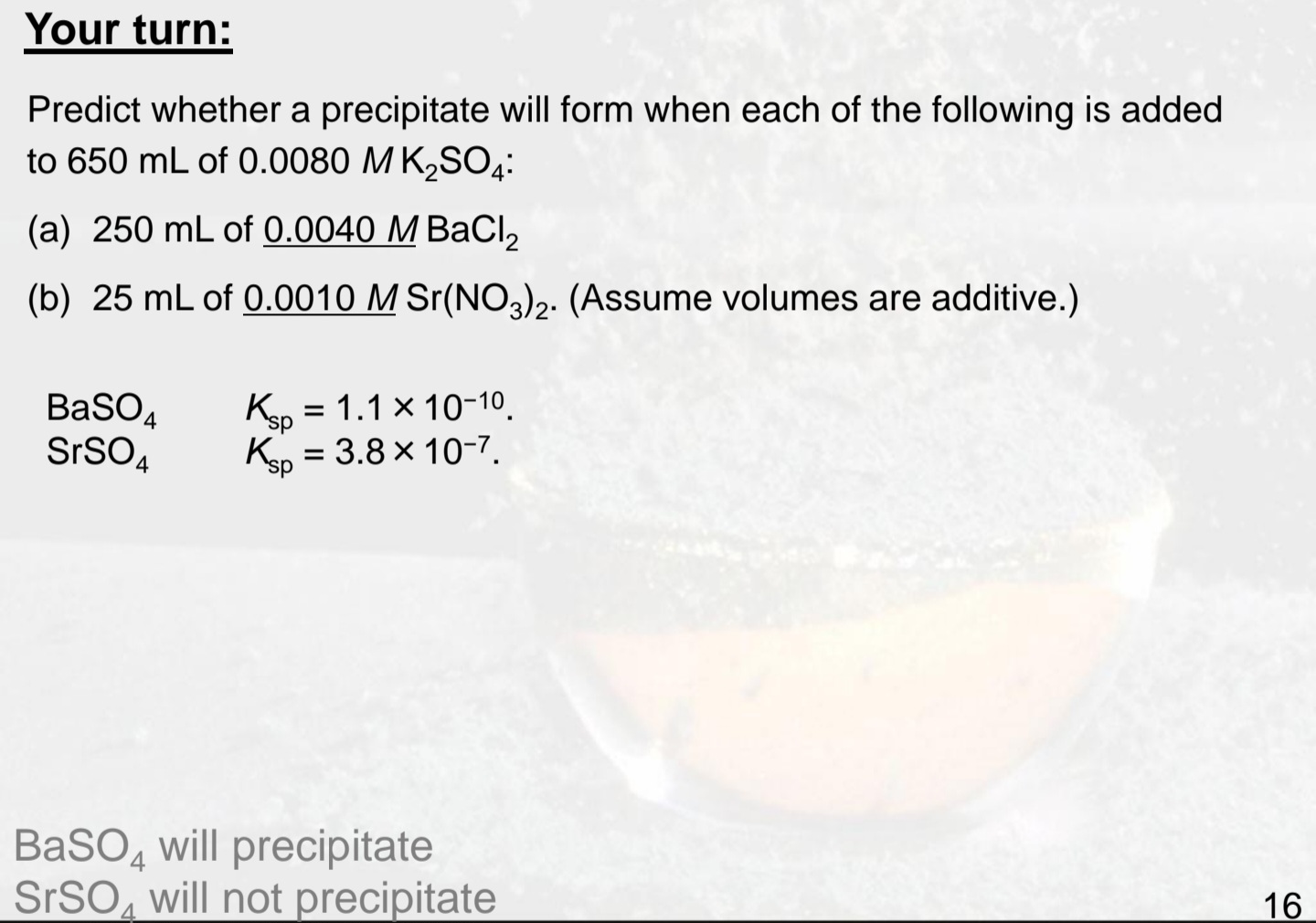 Solved Predict whether a precipitate will form when each of | Chegg.com