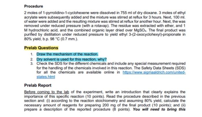 Solved need help with prelab questions. please show all | Chegg.com