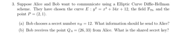 Solved 3. Suppose Alice and Bob want to communicate using a | Chegg.com