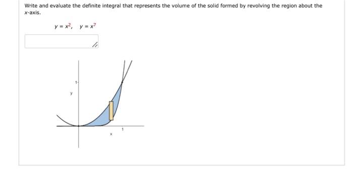 Solved Write and evaluate the definite integral that | Chegg.com