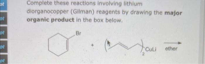 Solved Complete these reactions involving lithium | Chegg.com