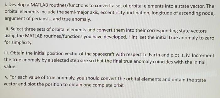 Solved i. Develop a MATLAB routines/functions to convert a | Chegg.com