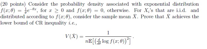 Solved (20 ﻿points) ﻿Consider the probability density | Chegg.com