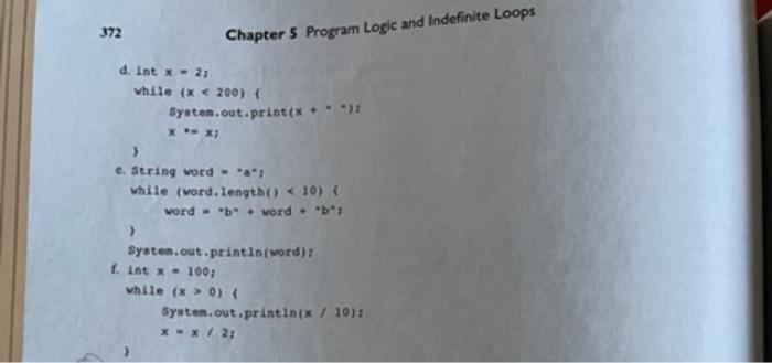 Solved Self-Check Problems Section 5.1: The while Loop i. | Chegg.com
