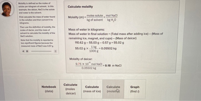 Solved I’m working on a colligative chem lab and I need help | Chegg.com
