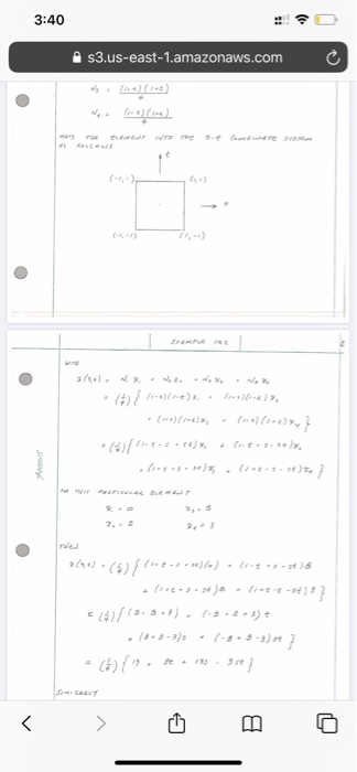 Solved 1. For the following three node triangular element | Chegg.com