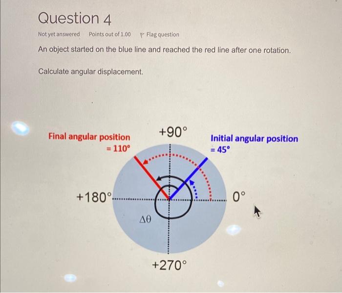 An object started on the blue line and reached the | Chegg.com