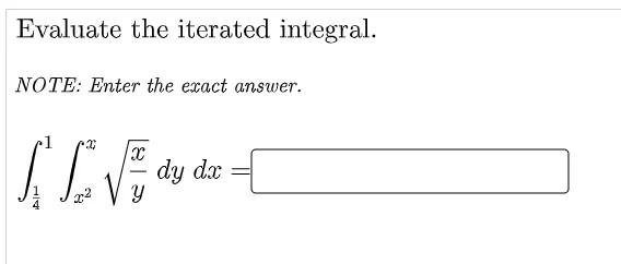 Solved Use double integration to find the area of the plane | Chegg.com