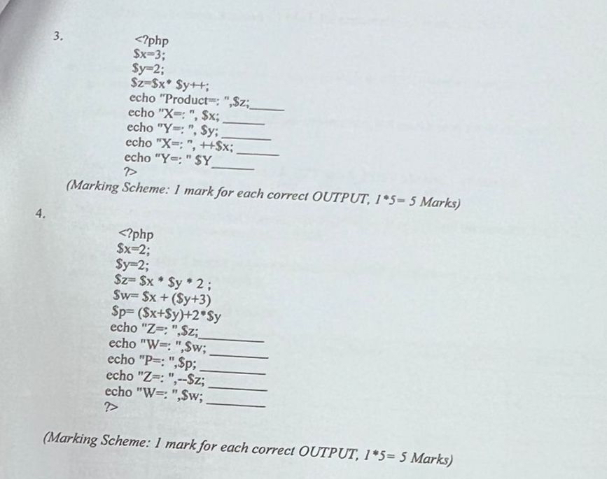 Solved APPLY all basic rules of php programming and provide | Chegg.com