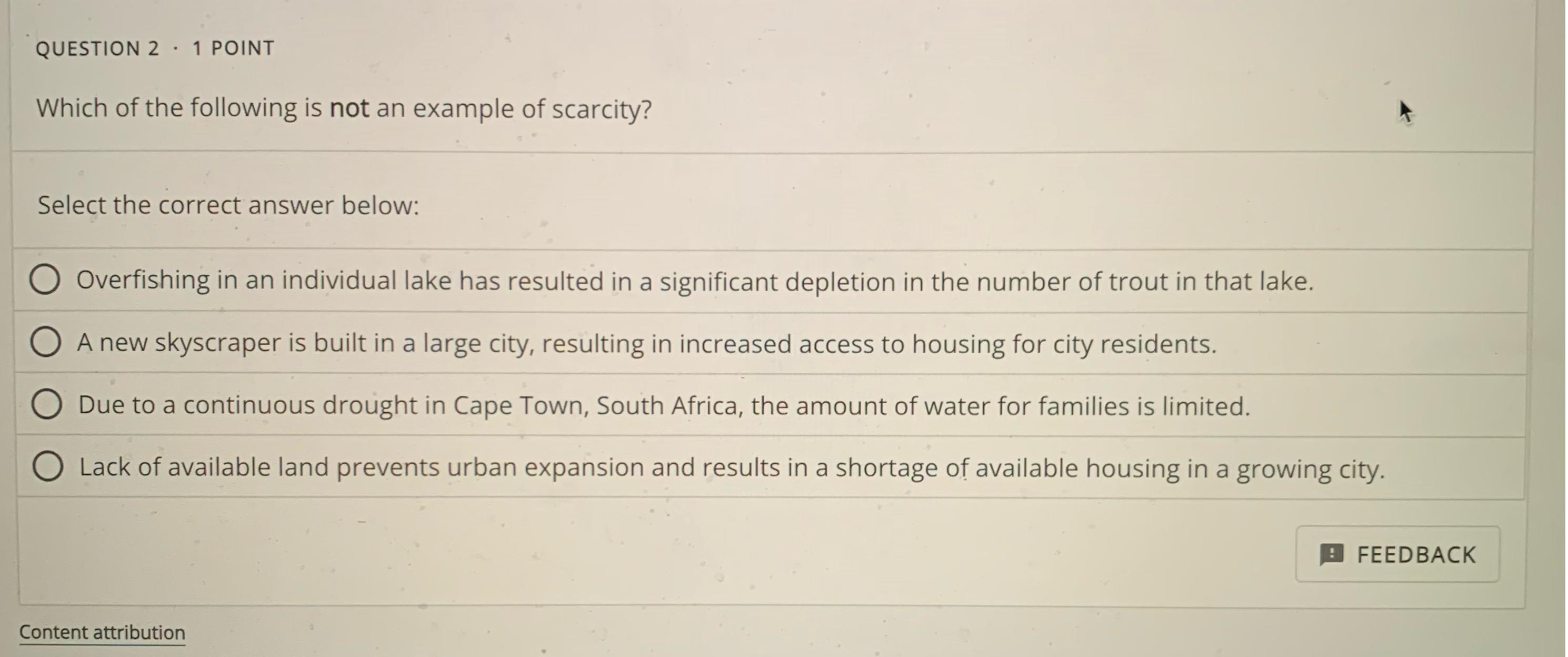 Solved QUESTION 2 - 1 ﻿POINTWhich of the following is not an | Chegg.com