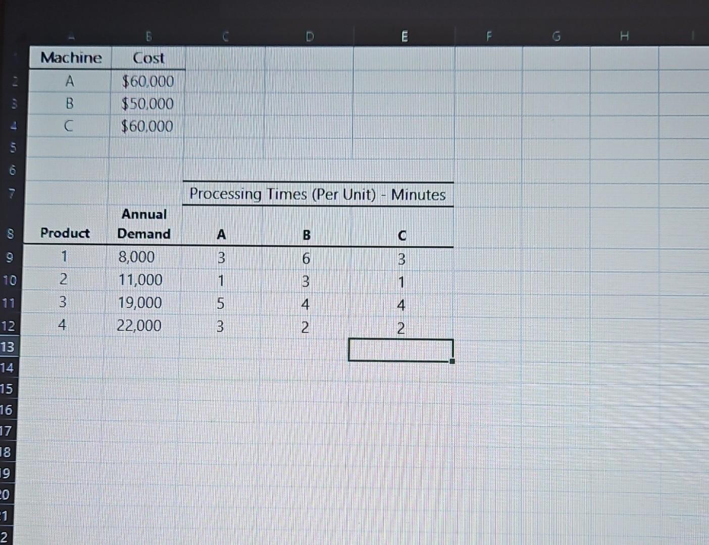 Solved A manager must decide which type of machine to buy, | Chegg.com
