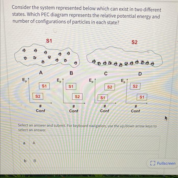 Solved Consider the system represented below which can exist | Chegg.com