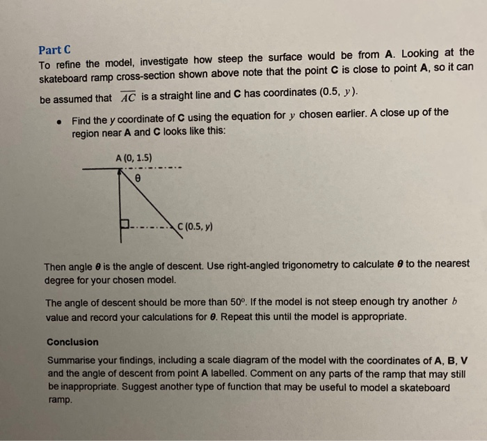 Solved 10.2 Modelling a Skateboard Ramp Introduction A | Chegg.com
