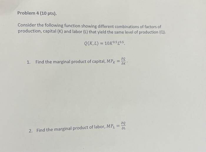Solved Consider the following function showing different | Chegg.com