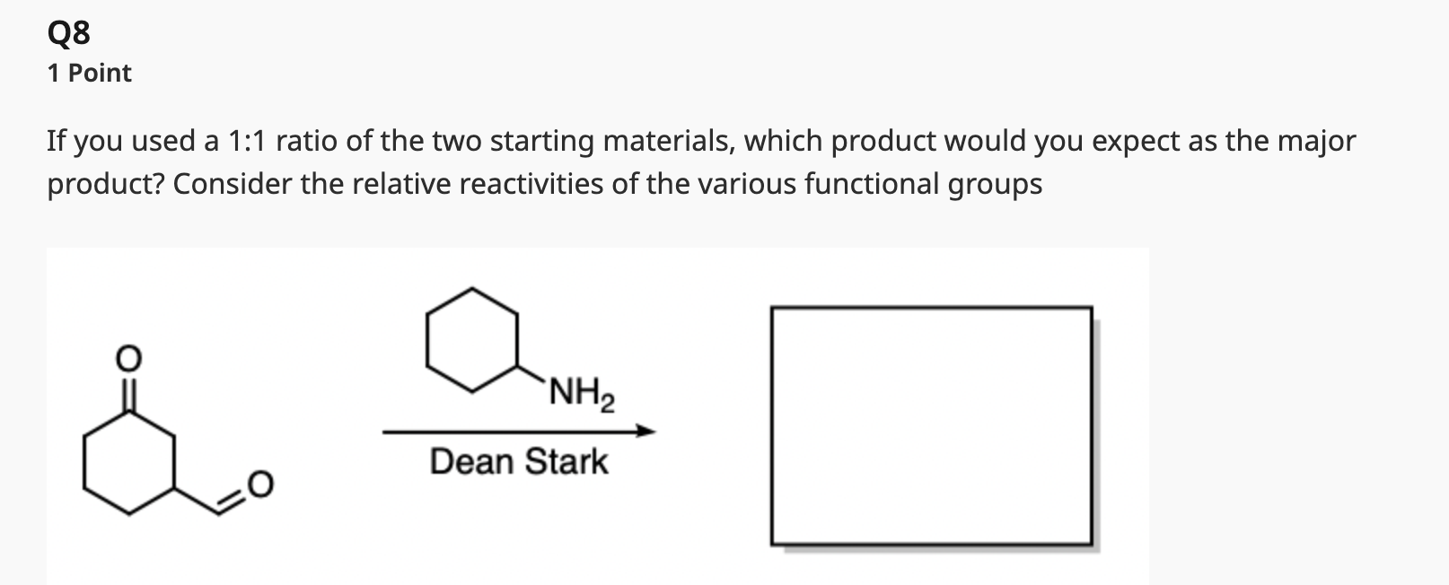 Solved Q8 1 ﻿Point If you used a 1:1 ﻿ratio of the two | Chegg.com