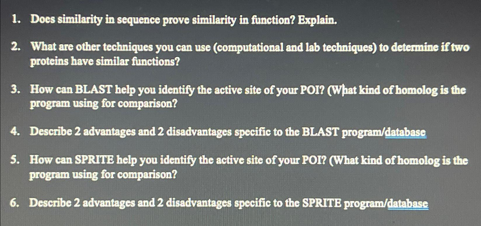 Solved Does similarity in sequence prove similarity in | Chegg.com