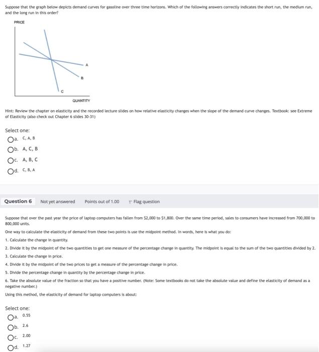 Solved Suppose that the graph below depicts demand curves | Chegg.com