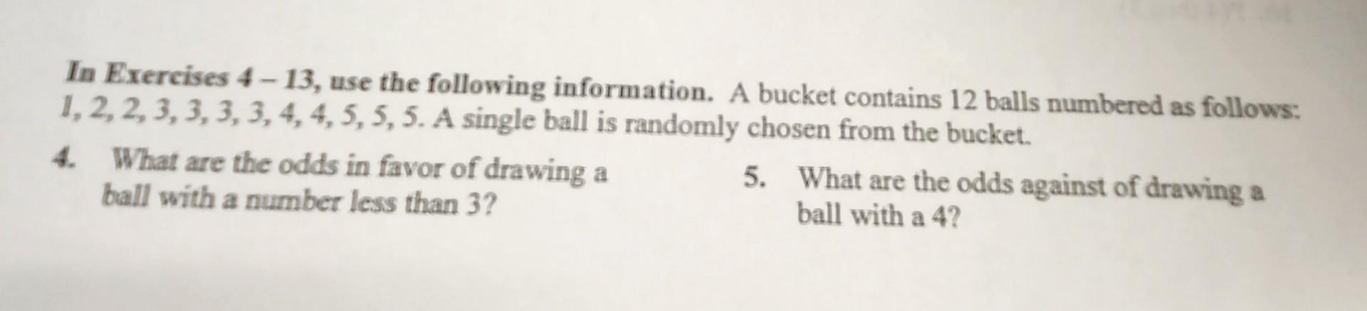 Solved In Exercises 4−13, use the following information. A | Chegg.com
