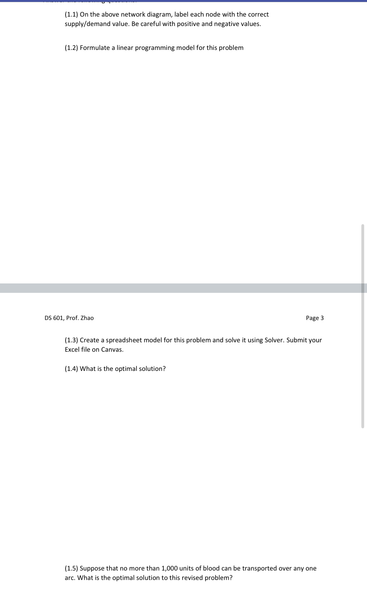 Solved can you plesse solve this problem in a excel doument | Chegg.com