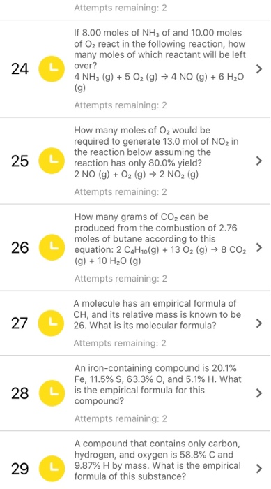 Solved: Attempts Remaining: 2 24 If 8.00 Moles Of NH3 Of A... | Chegg.com