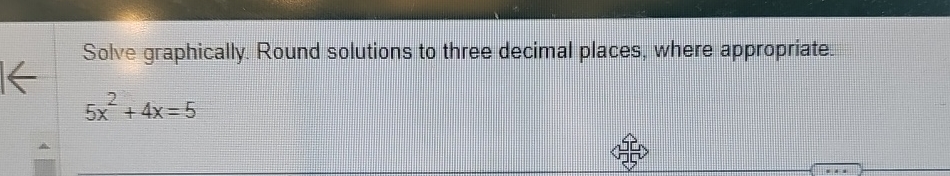 Solved Solve graphically. Round solutions to three decimal | Chegg.com